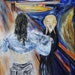 The Scream- Contemporary Remastered Art, Edvard Munch Modern Oil ...