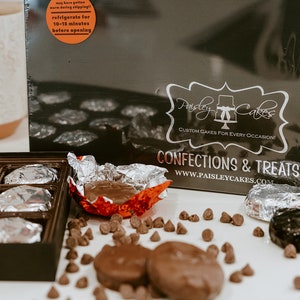 Chocolate Dipped Oreo Cookie Gift Box - Etsy