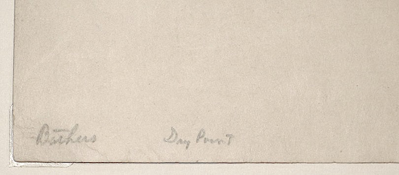 George Pop Hart Nude Bathers Original Pencil Signed Drypoint Etching in ...