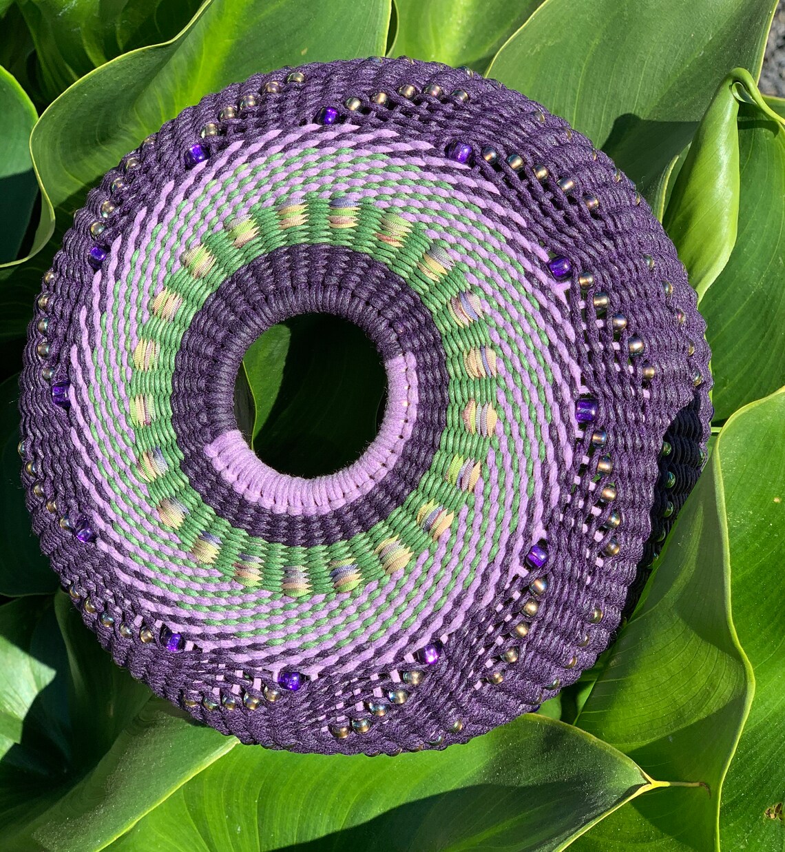 Violet by Twisted Spokes : Hand Woven Basket, Wall Basket, Decorative ...