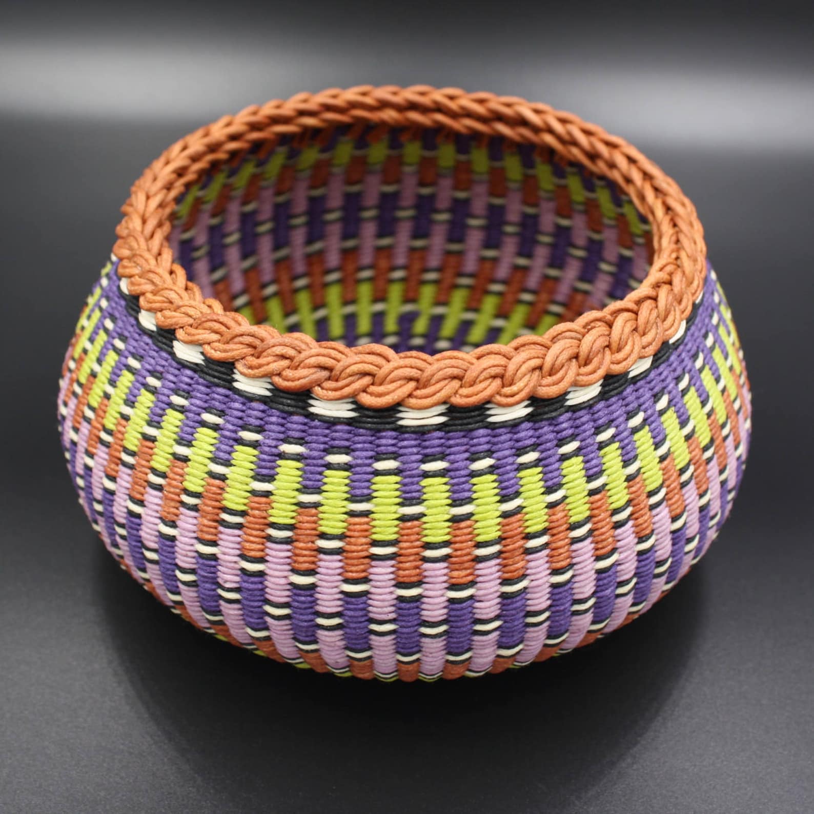 Lavender Fields by Twisted Spokes : Handwoven Basket, Decorative Basket ...