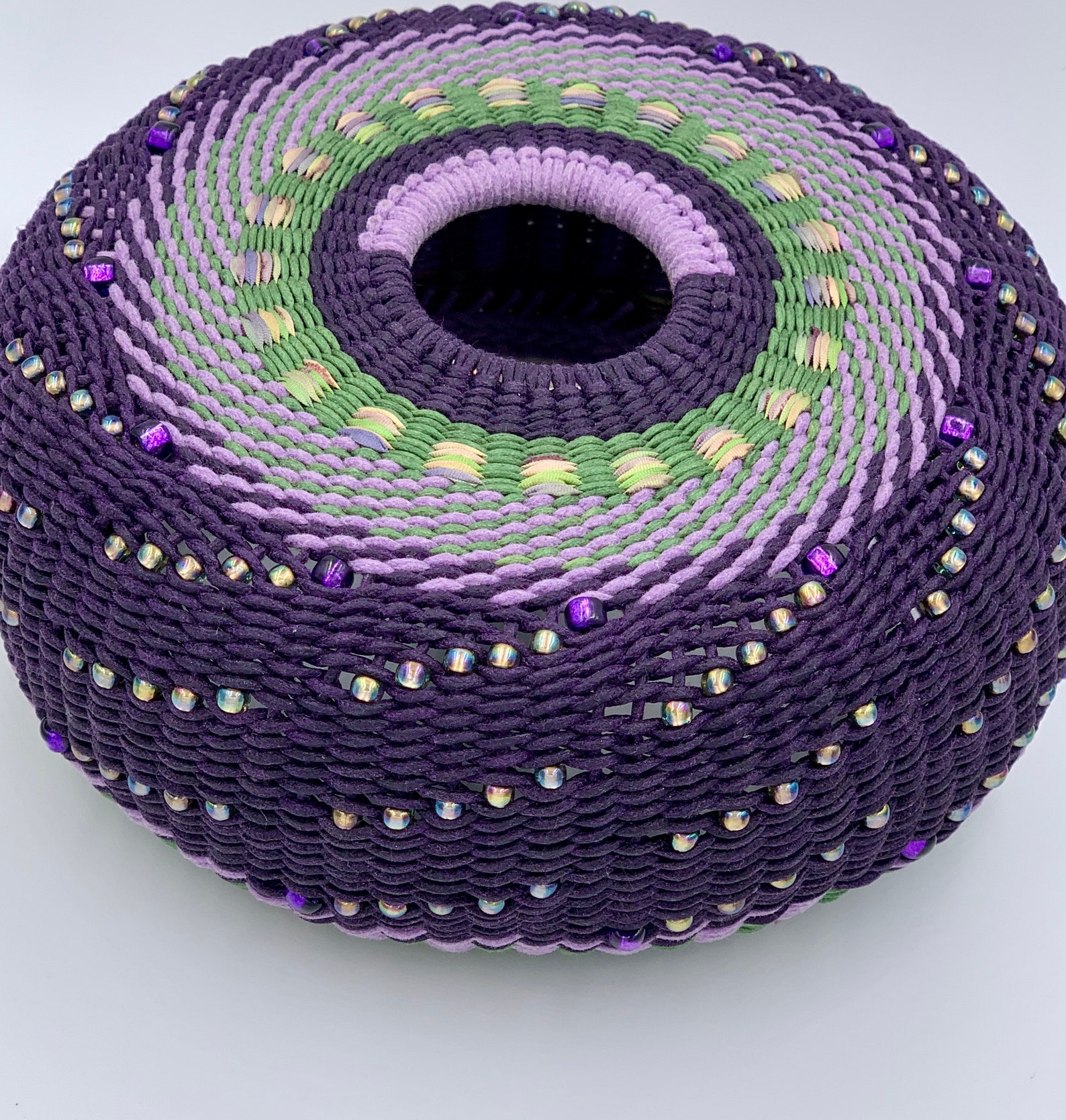 Violet by Twisted Spokes : Hand Woven Basket, Wall Basket, Decorative ...