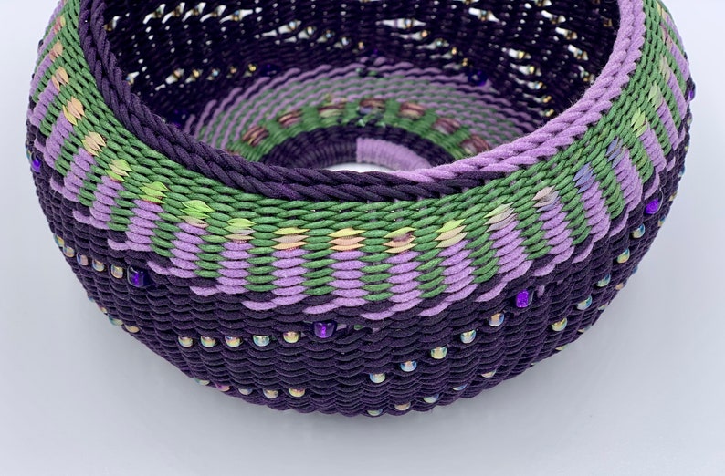 Violet by Twisted Spokes : Hand Woven Basket, Wall Basket, Decorative ...