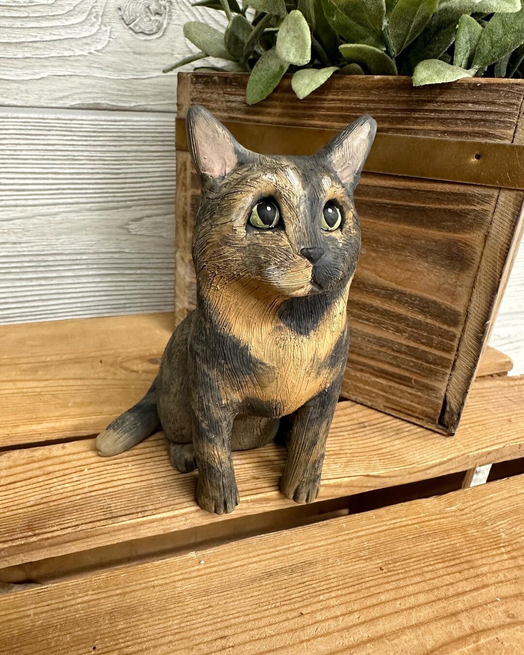 Custom Cat Ornament, Clay9 Mini, Custom Cat Sculpture, Cat Ornament ...