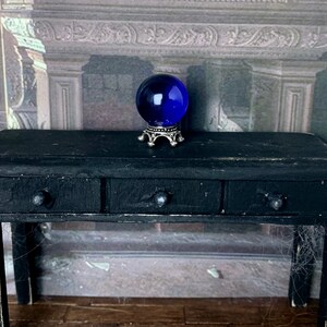 MINIATURE Crystal Ball - Blue - Halloween - Witch's Ball - Wizard ...