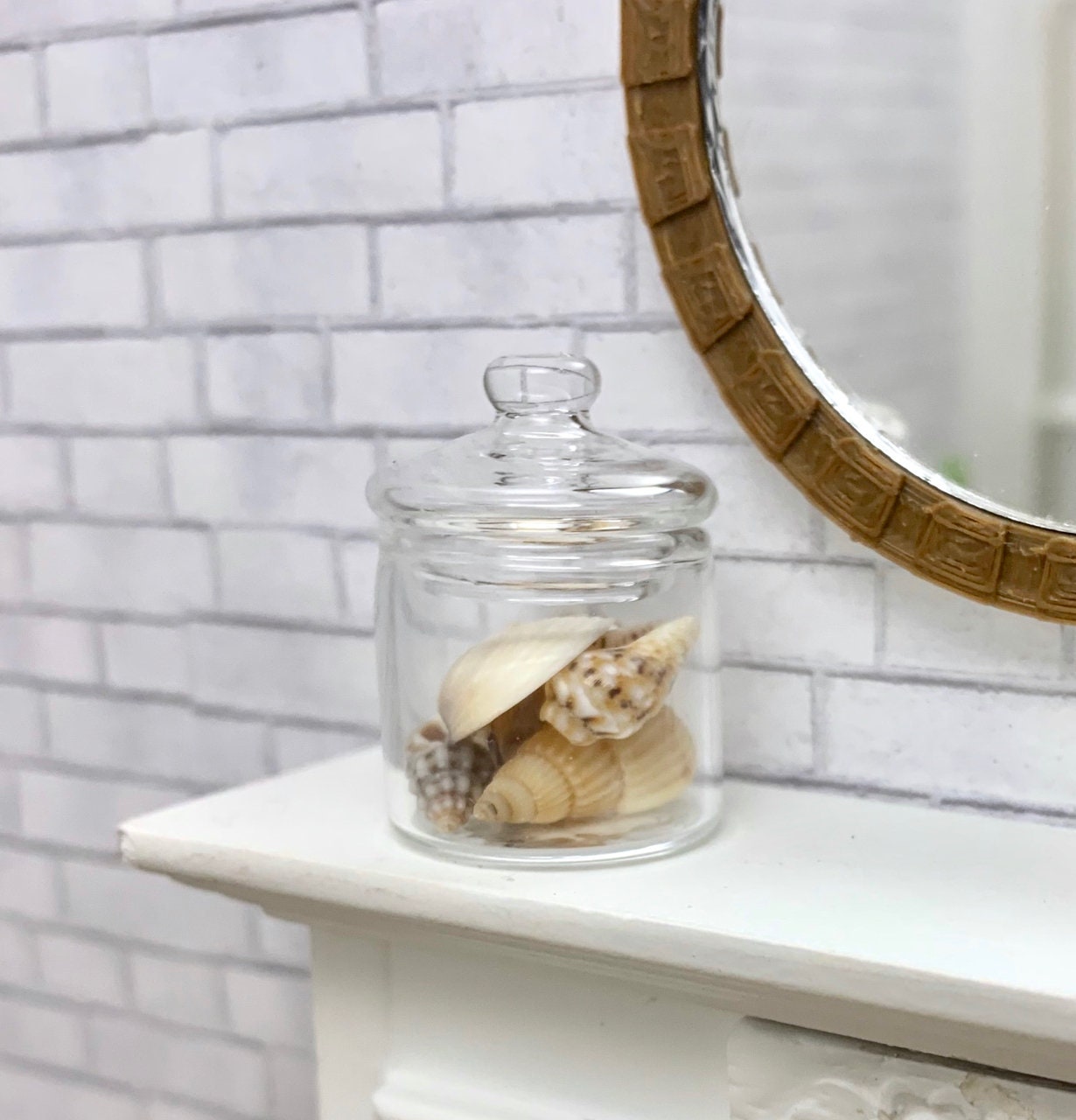 MINIATURE Cookie Jar Glass Jar With Lid Miniature Decor - Etsy