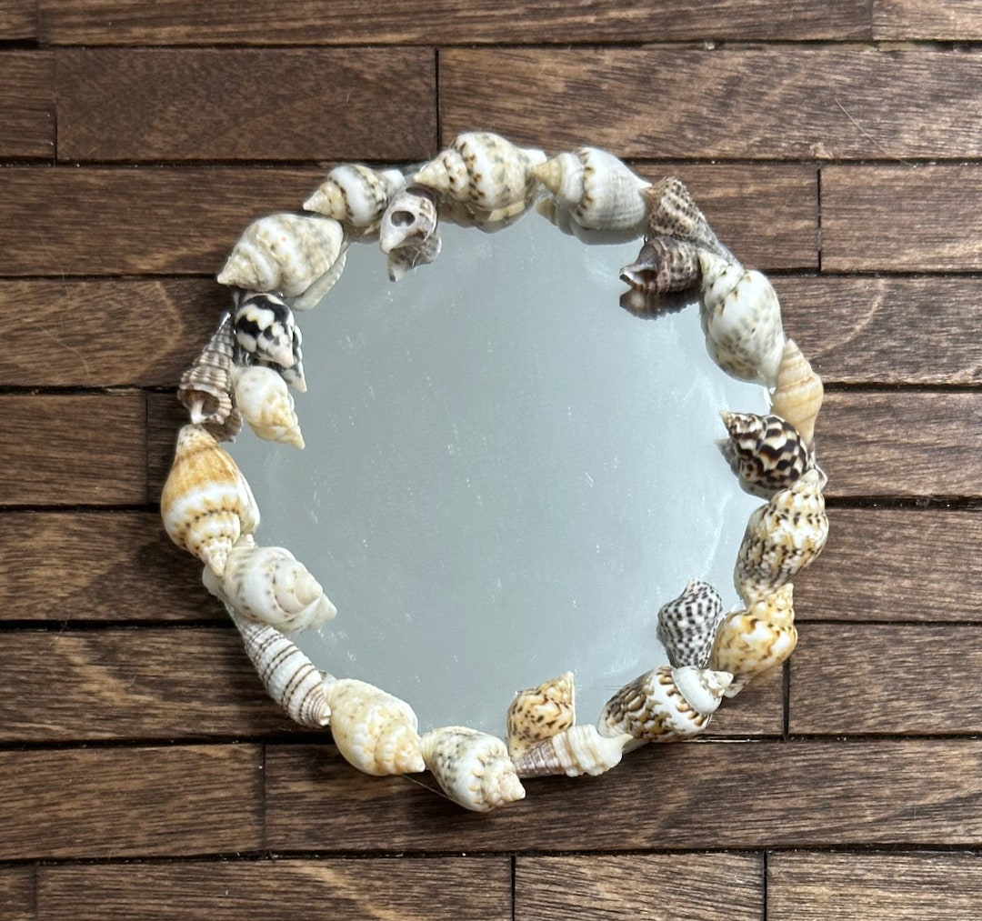 Miniature Shells Mirror for Dollhouse - Beach Mirror - Dollhouse Beach ...