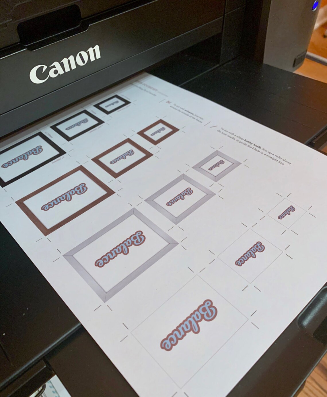 MINIATURE Sign Printable Dollhouse Artwork Quote Modern - Etsy