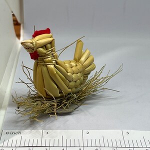 Japanese Folk Art — Straw — Chicken - Etsy