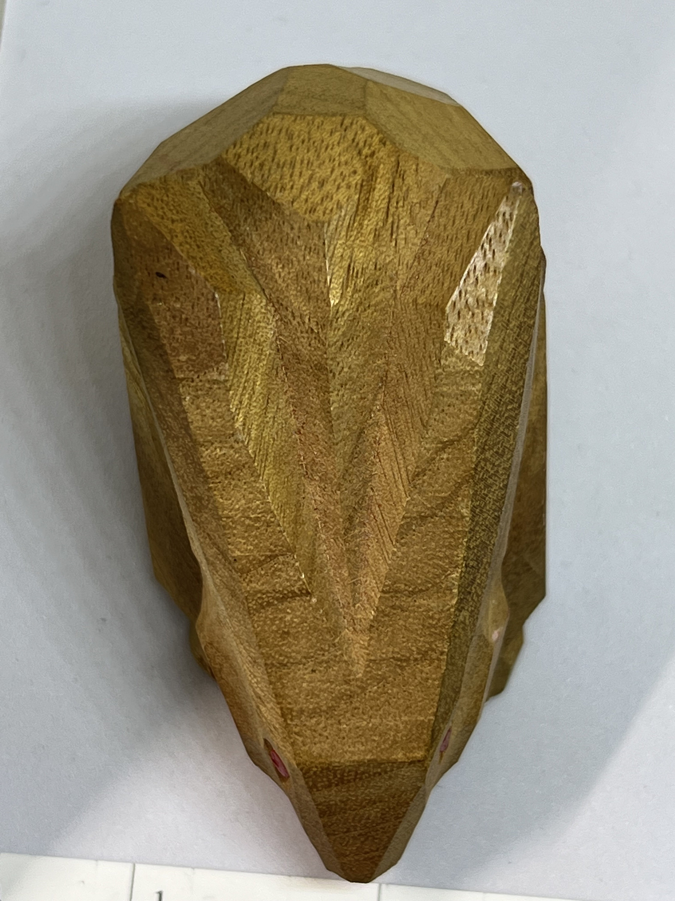 Japanese Folk Art — Wood — Carved Rabbit Figurine - Etsy