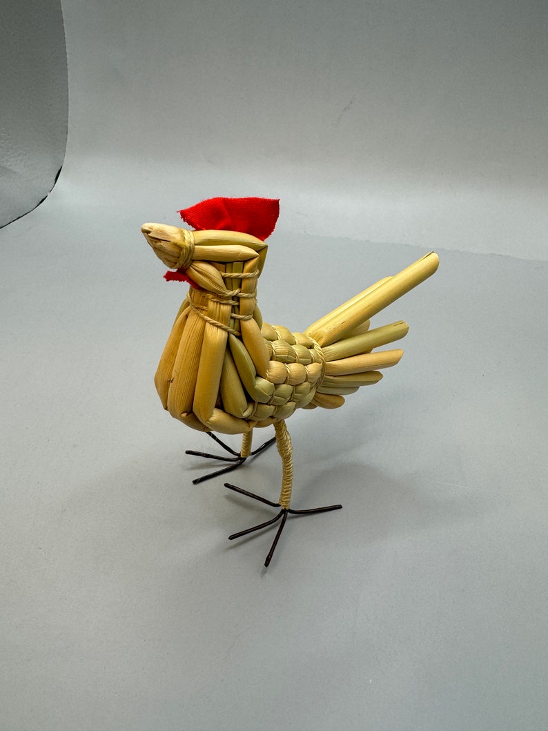 Japanese Folk Art — Straw — Standing Rooster - Etsy