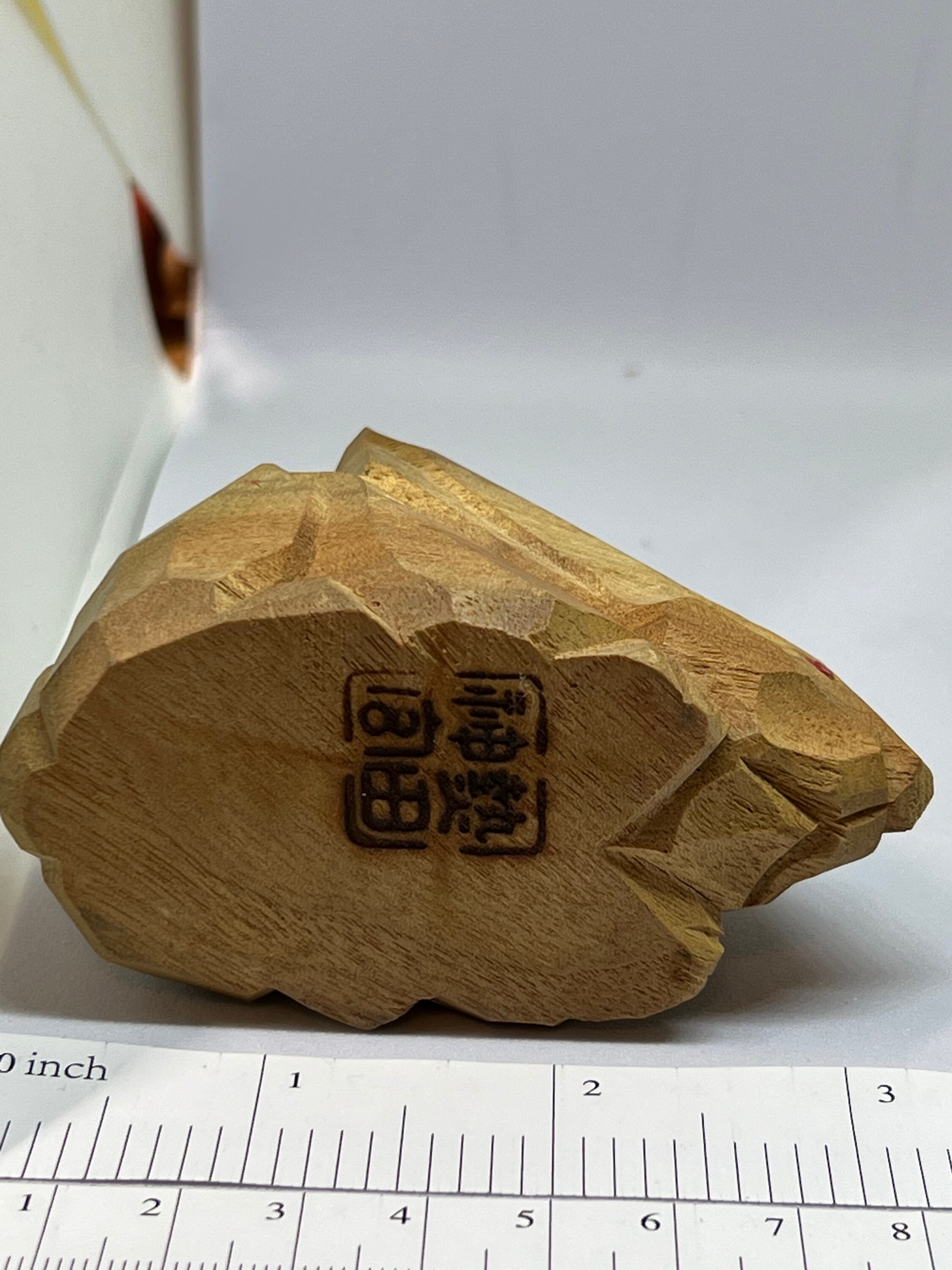 Japanese Folk Art — Wood — Carved Rabbit Figurine - Etsy