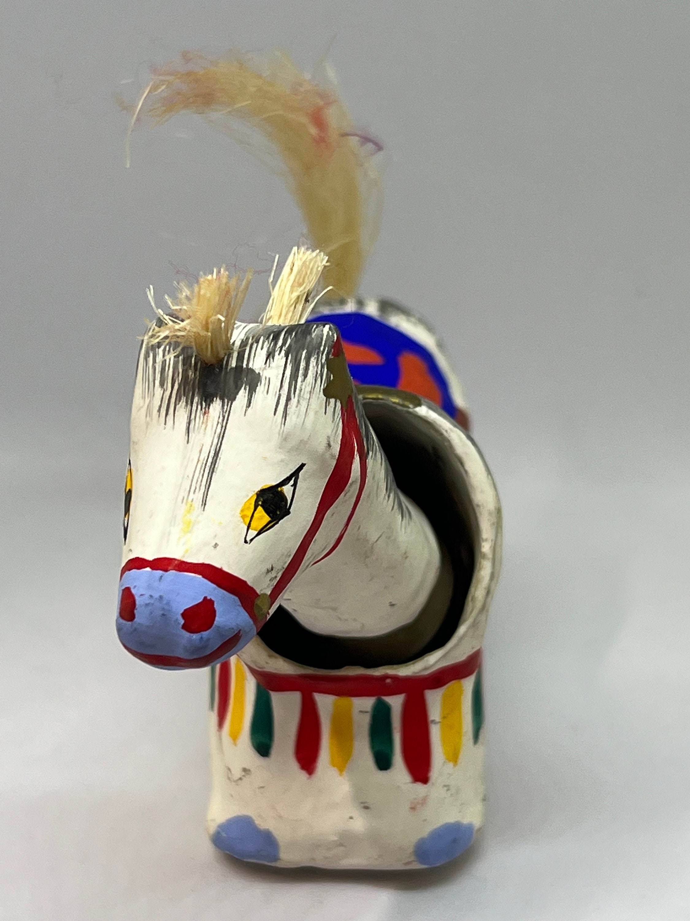 Japanese Folk Art — Papier Mache — White Horse - Etsy