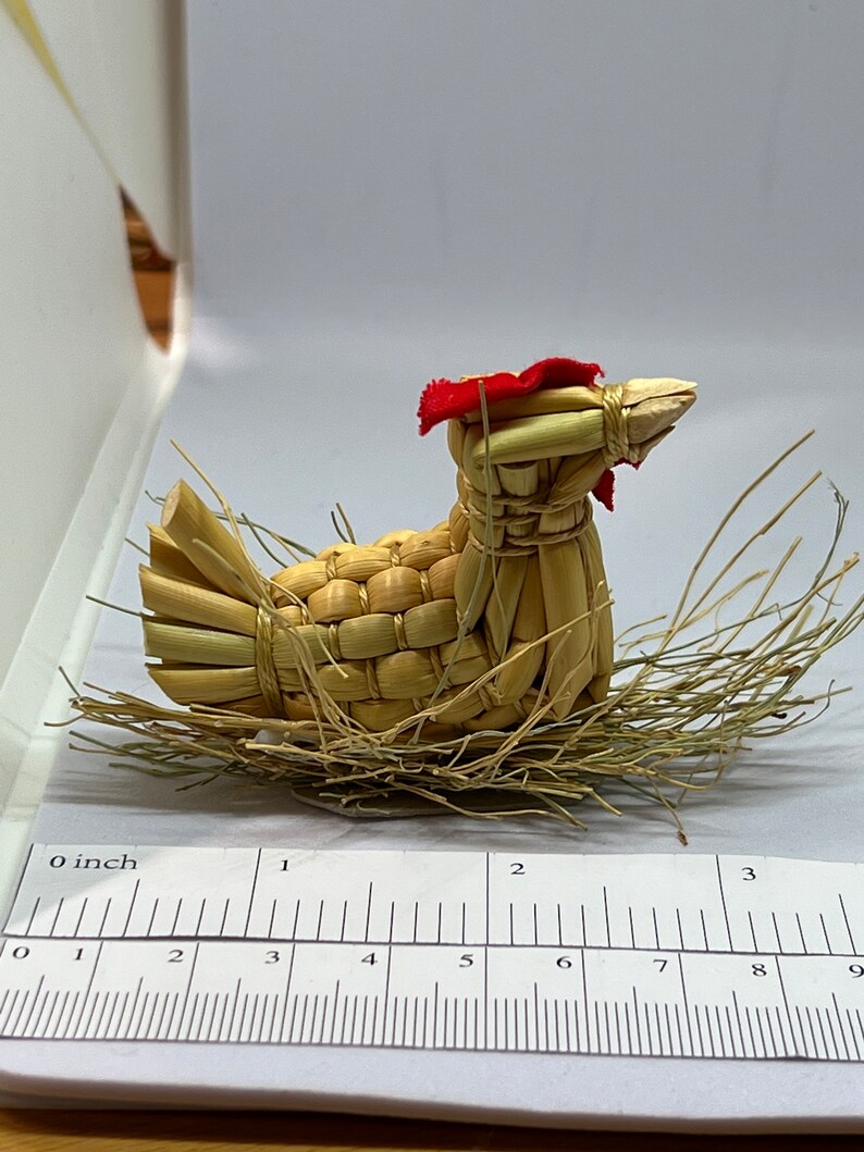 Japanese Folk Art — Straw — Chicken - Etsy