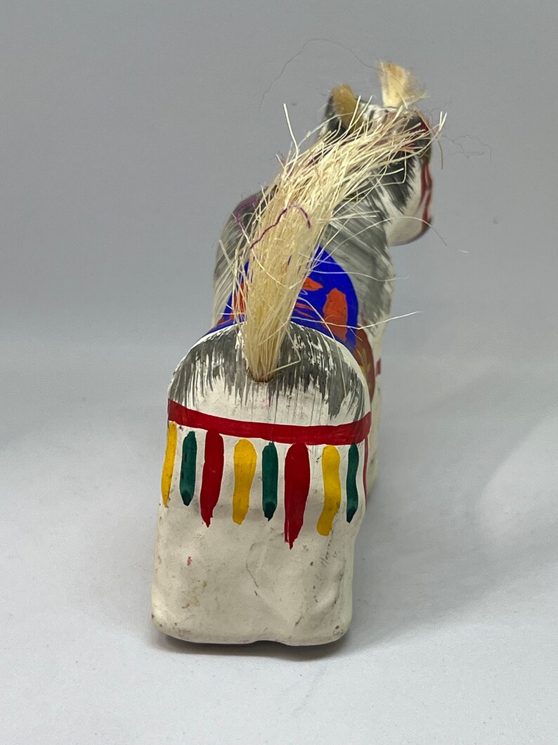 Japanese Folk Art — Papier Mache — White Horse - Etsy