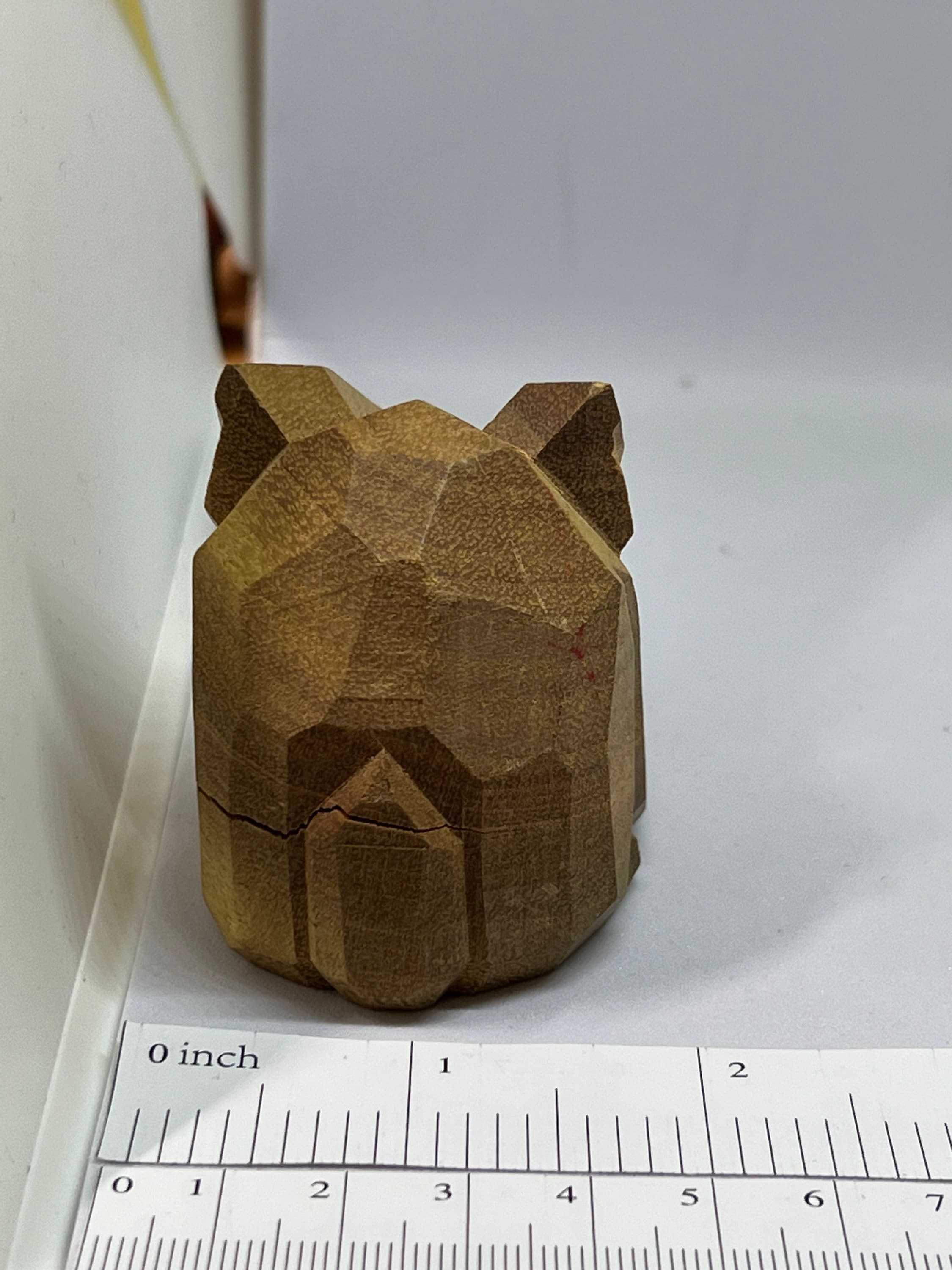 Japanese Folk Art — Wood — Carved Rabbit Figurine - Etsy