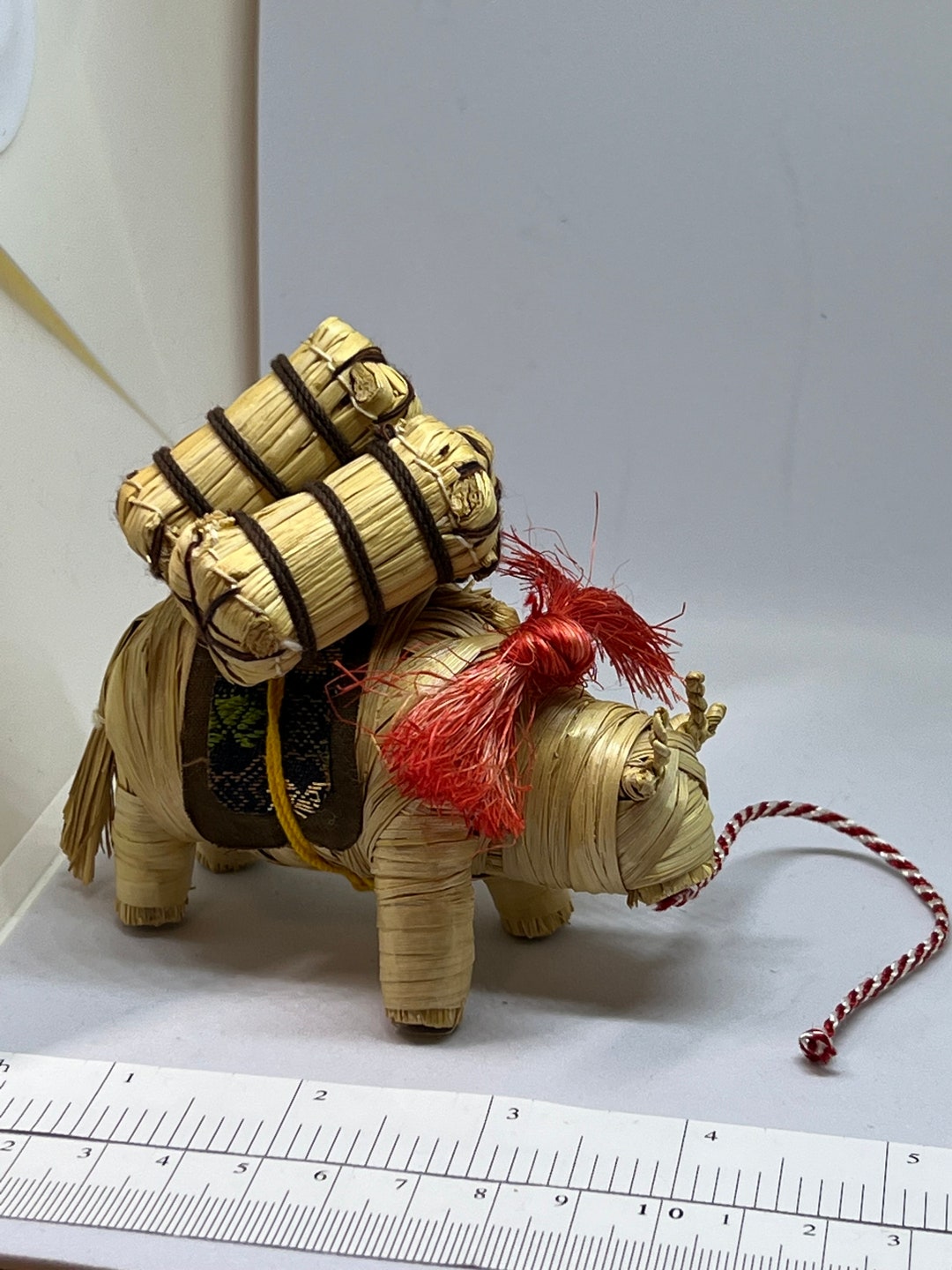 Japanese Folk Art Straw Cow/bull Carrying Barrels - Etsy