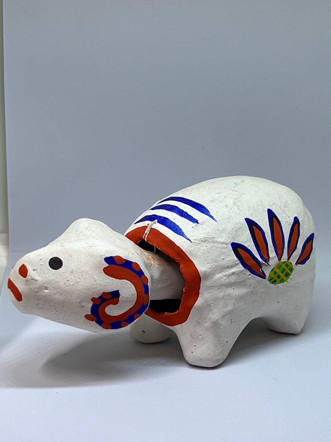 Japanese Folk Art — Papier Mache — Ram With Bobbly Head - Etsy