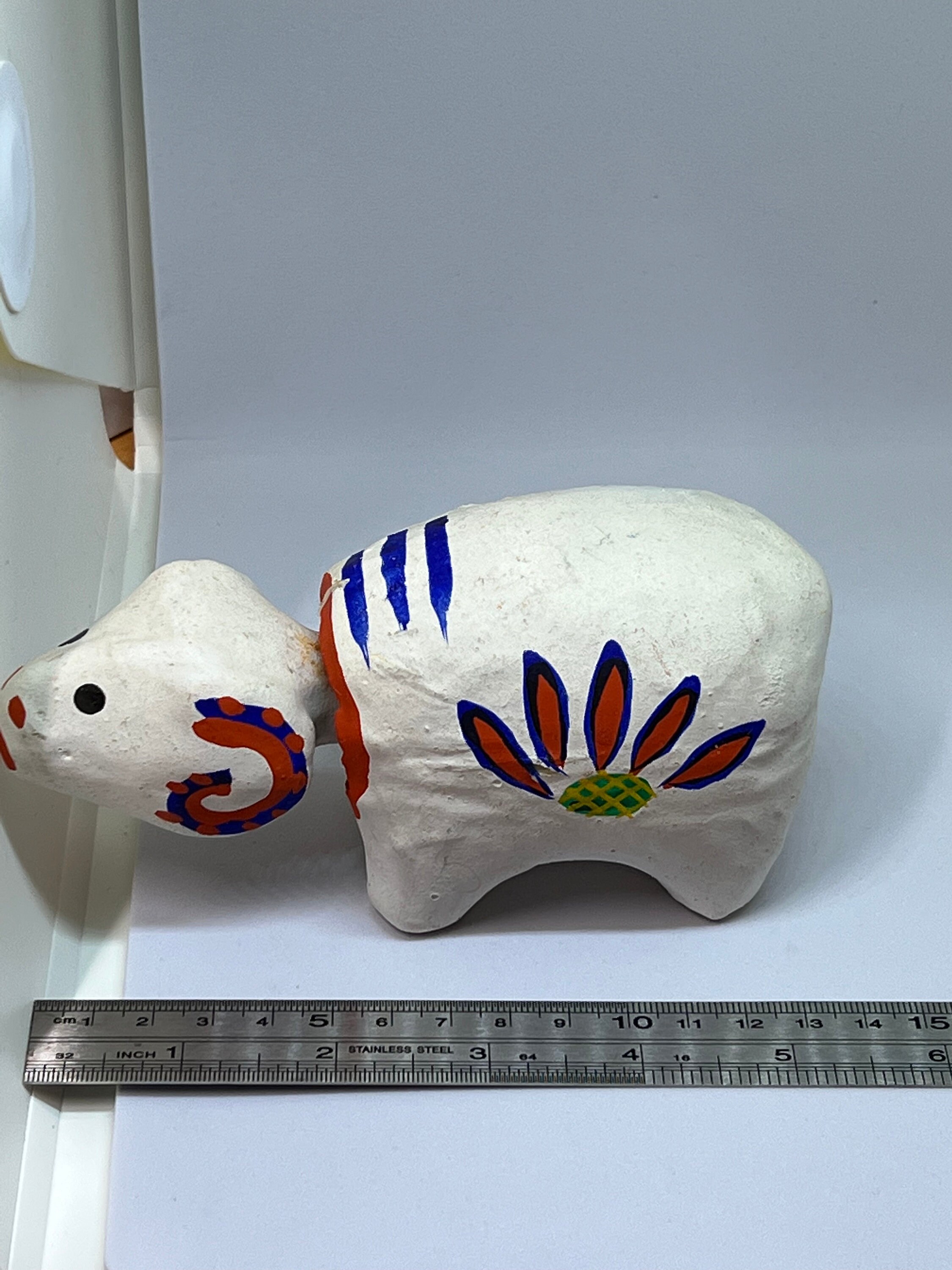 Japanese Folk Art — Papier Mache — Ram With Bobbly Head - Etsy