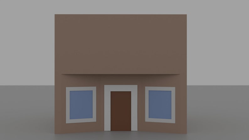 DIY Papercraft Storefront PDF Model - Etsy