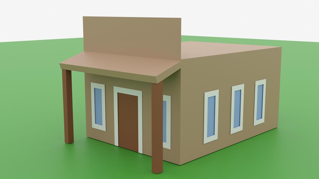 DIY Papercraft Saloon Store PDF Model - Etsy UK