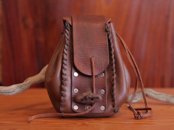 Leather Drawstring Pouch DIY Digital Pattern - Etsy