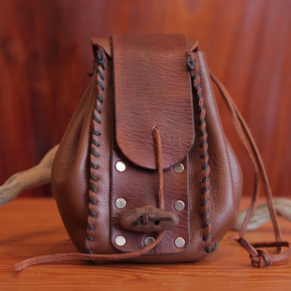 Leather Pattern Drawstring Pouch - Etsy