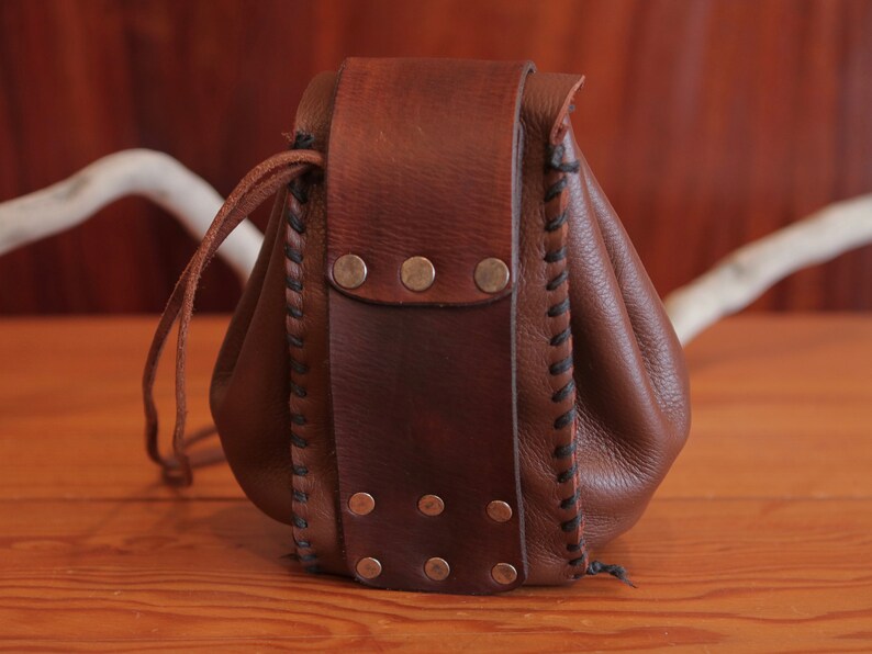 Leather Drawstring Pouch Pattern Etsy