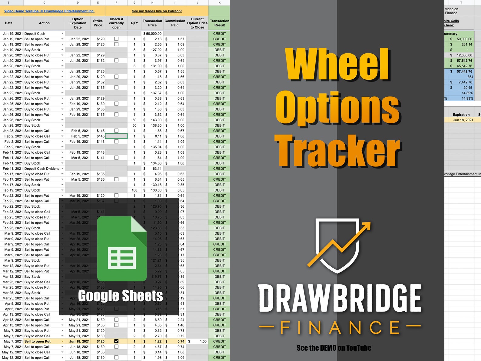Options Strategy: Wheel Options Tracker - Etsy