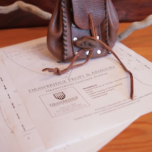 Leather Drawstring Pouch *** DIY Digital Pattern*** - Etsy