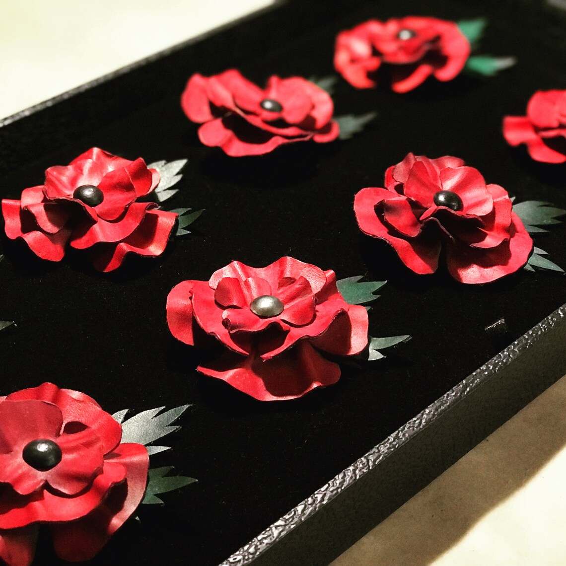 Leather Flower Poppy Pattern DIY Digital Pattern - Etsy