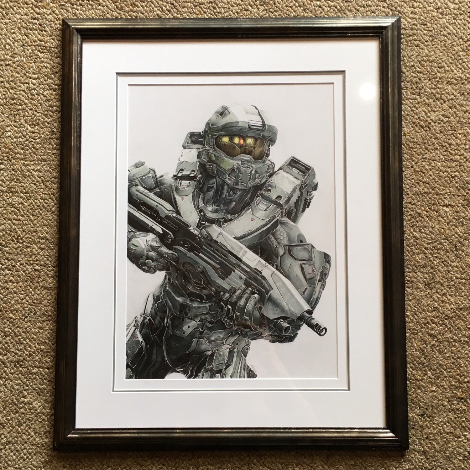 Master Chief Portrait - Etsy