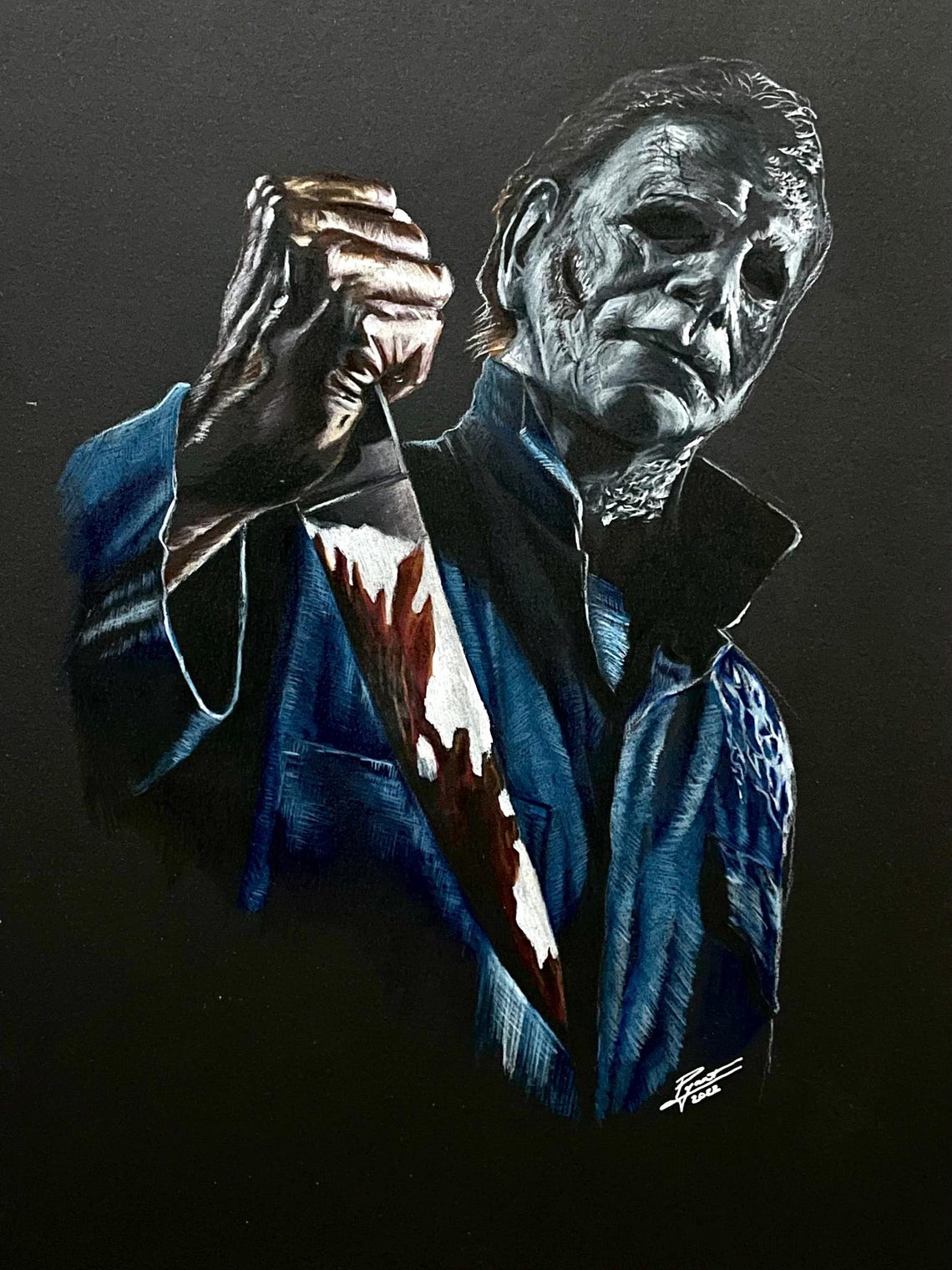 Michael Myers Portrait - Etsy