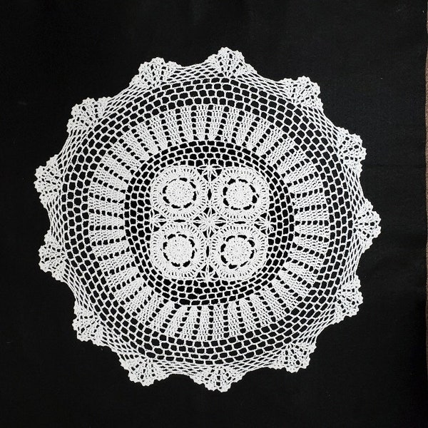 Crochet Table Center - Etsy