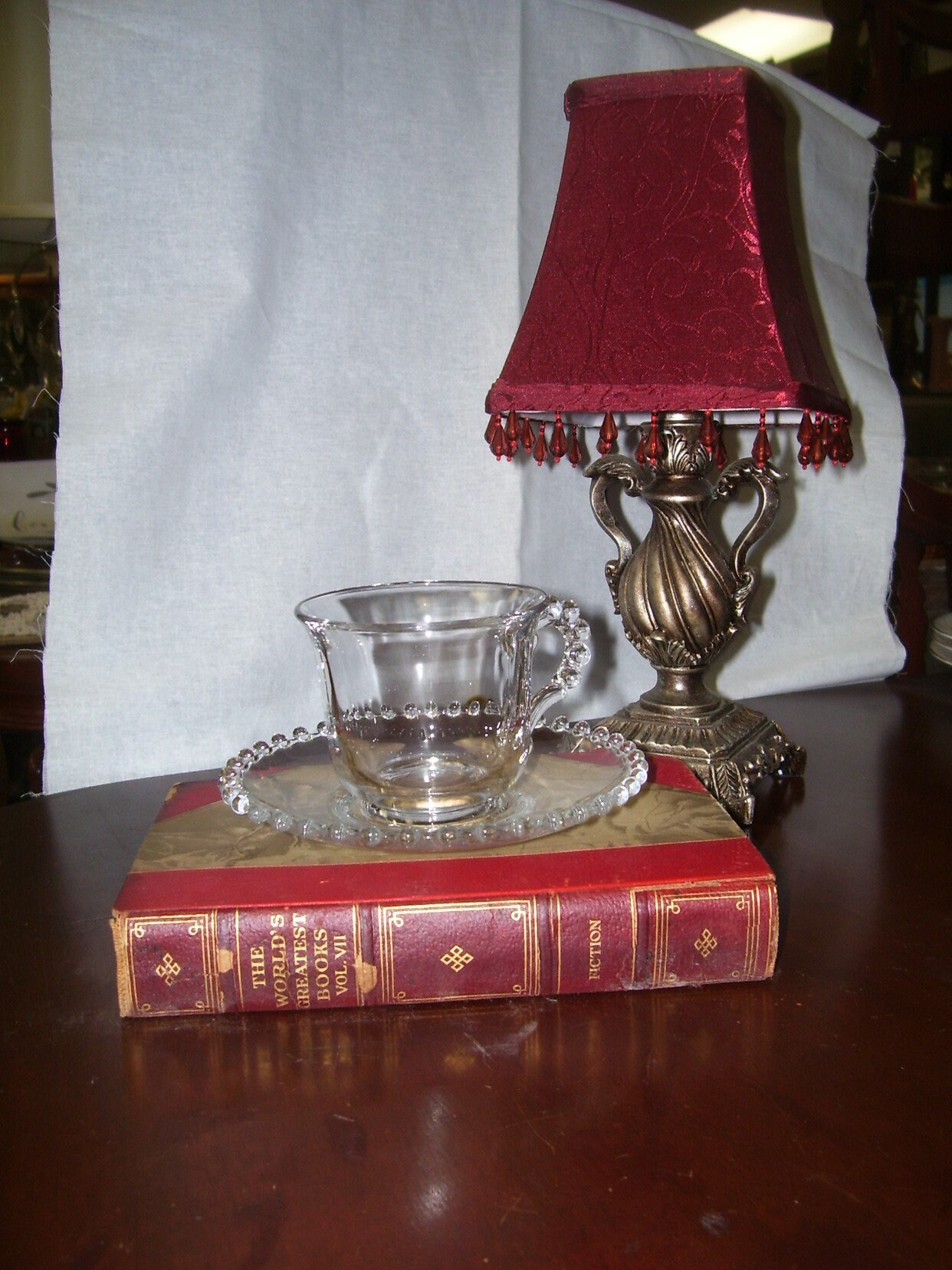 CANDLEWICK Cup & Saucer Footed Vintage Made by Imperial | Etsy