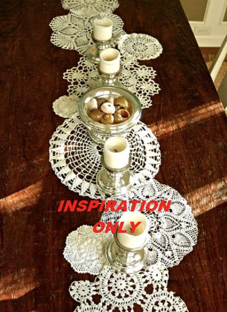 TATTED 12 Inch ECRU Dolly - FLOWER Pattern, Hand Made, 100% Cotton ...