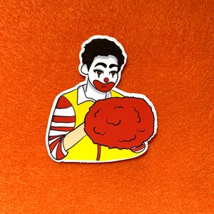 CLOWN MEME Sticker~shinee Key Halloween Costume Funny Sticker - Etsy