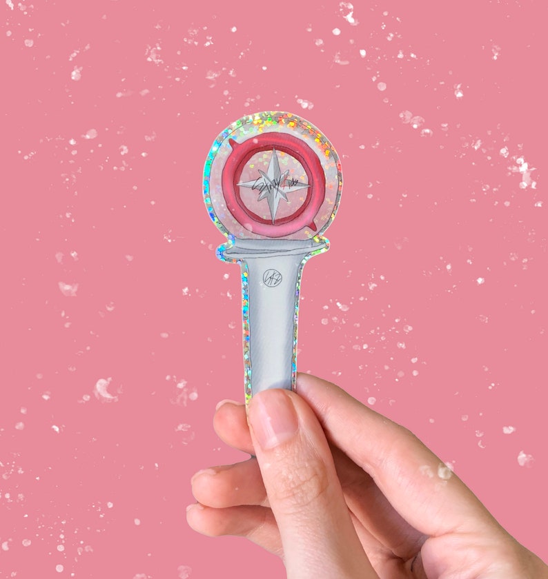 STRAYKIDS LIGHTSTICK STICKER Glitter Nachimbong Kpop Sticker - Etsy Canada