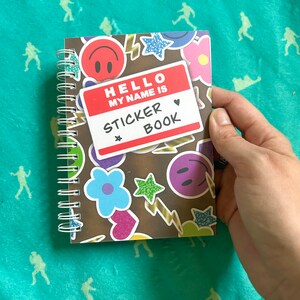 REUSABLE STICKER BOOK Ditto Bubbles and 90s Sticker Nostalgia 4x6 ...