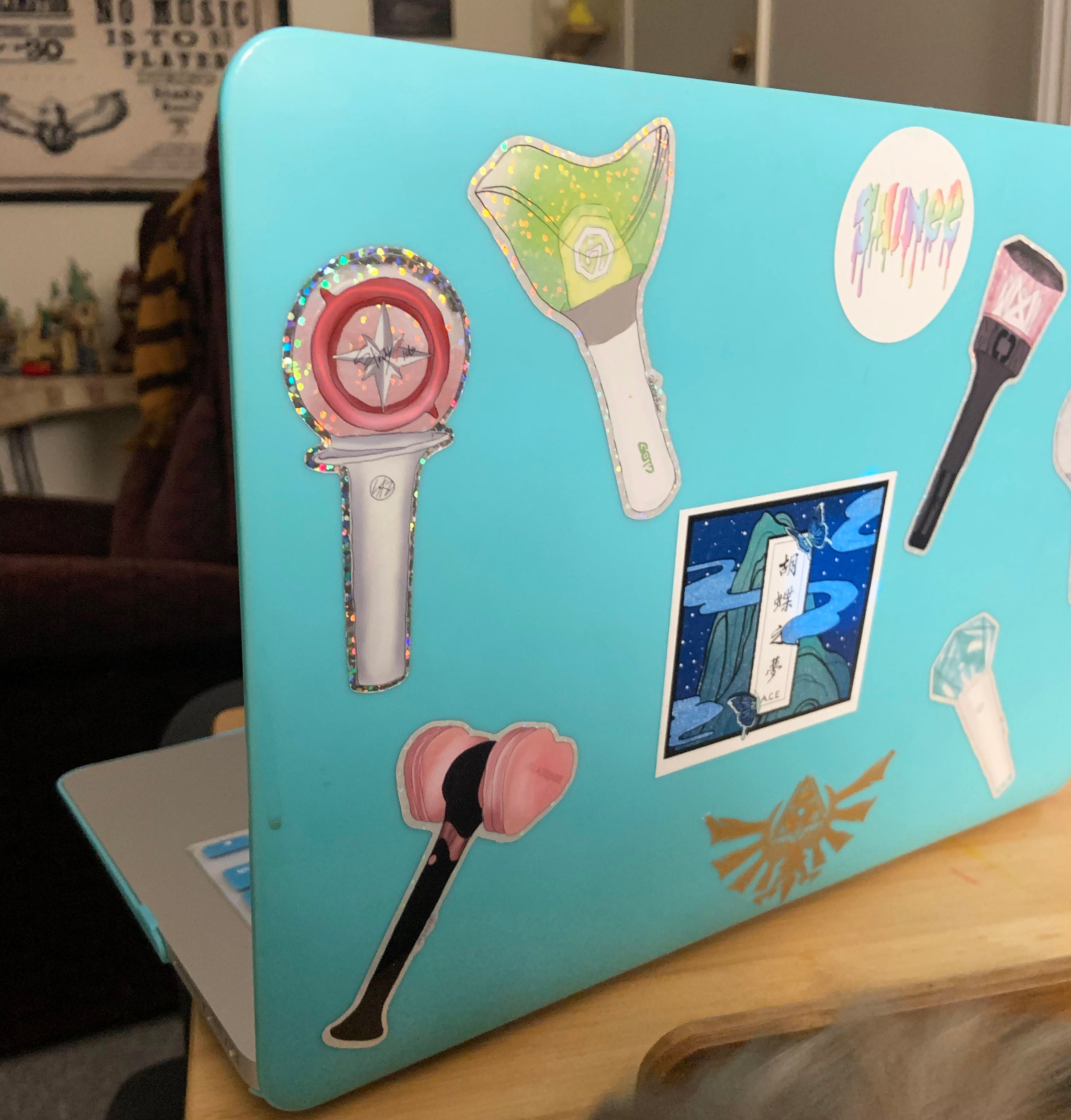 STRAYKIDS LIGHTSTICK STICKER Glitter Nachimbong Kpop Sticker | Etsy