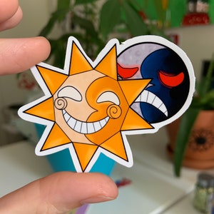 FNAF STICKER SET Sundrop / Moondrop, Glam Rock Freddy, Vanessa Stickers ...