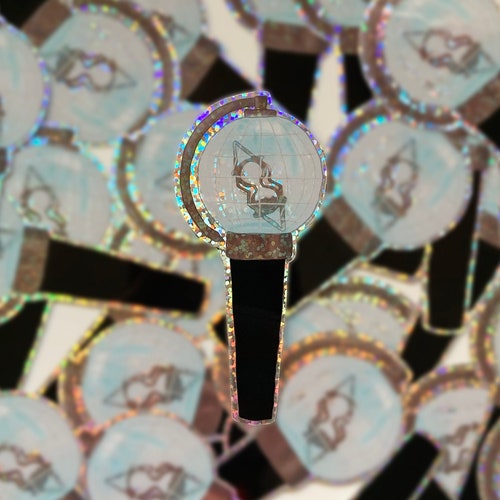 ATEEZ LIGHTSTICK STICKER Glitter Lightiny Kpop Sticker - Etsy