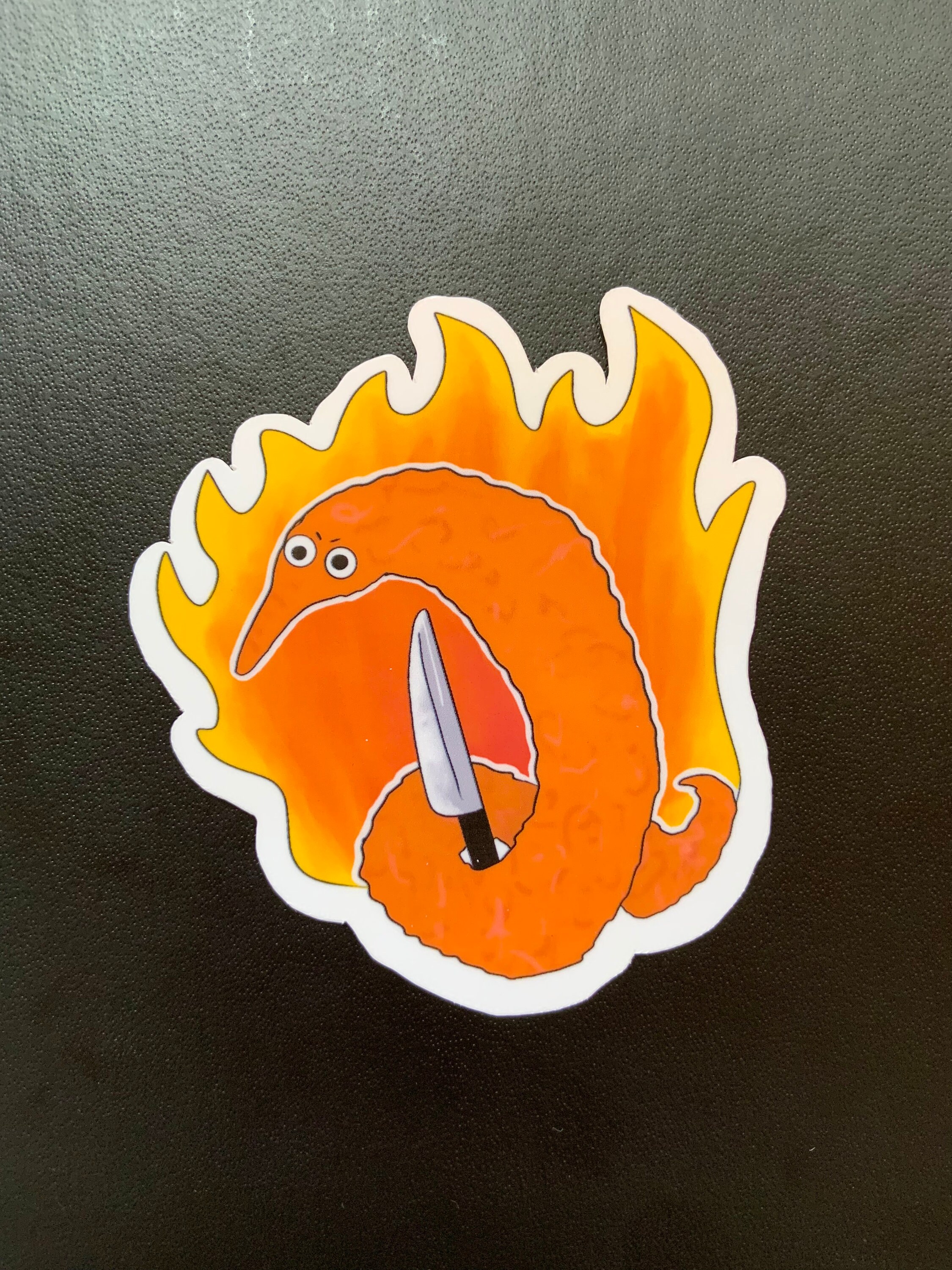 WORM on a STRING Stickerangry 90s Meme Sticker - Etsy
