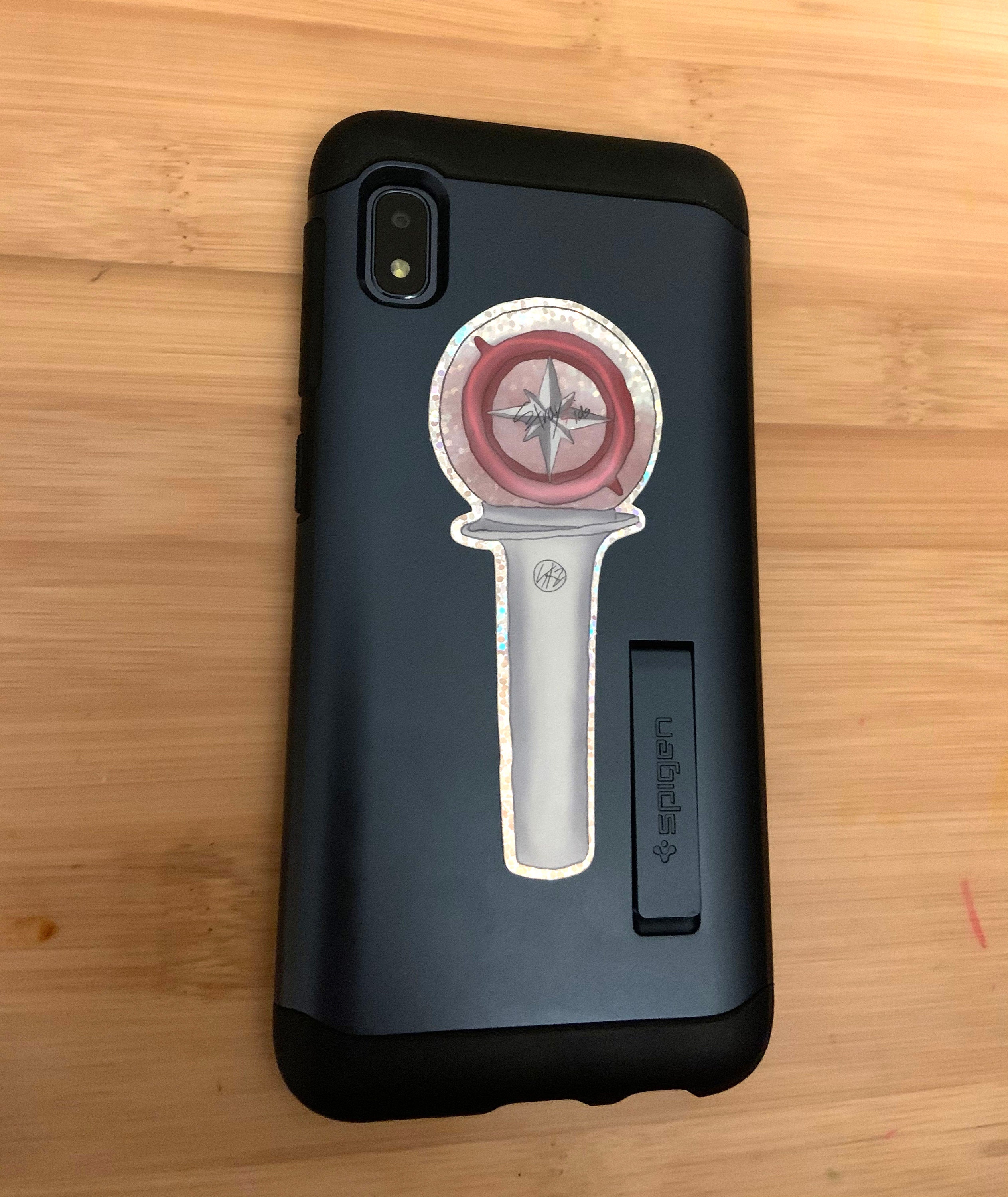 STRAYKIDS LIGHTSTICK STICKER Glitter Nachimbong Kpop Sticker | Etsy