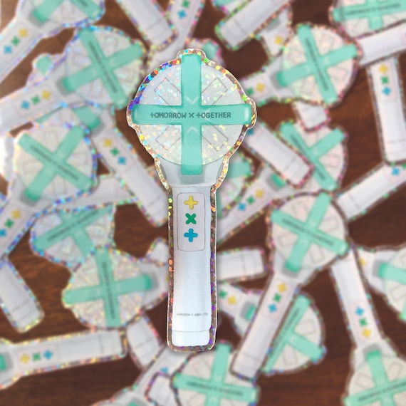 TXT LIGHTSTICK STICKER Moa-bong Moa Glitter Kpop Lightstick - Etsy