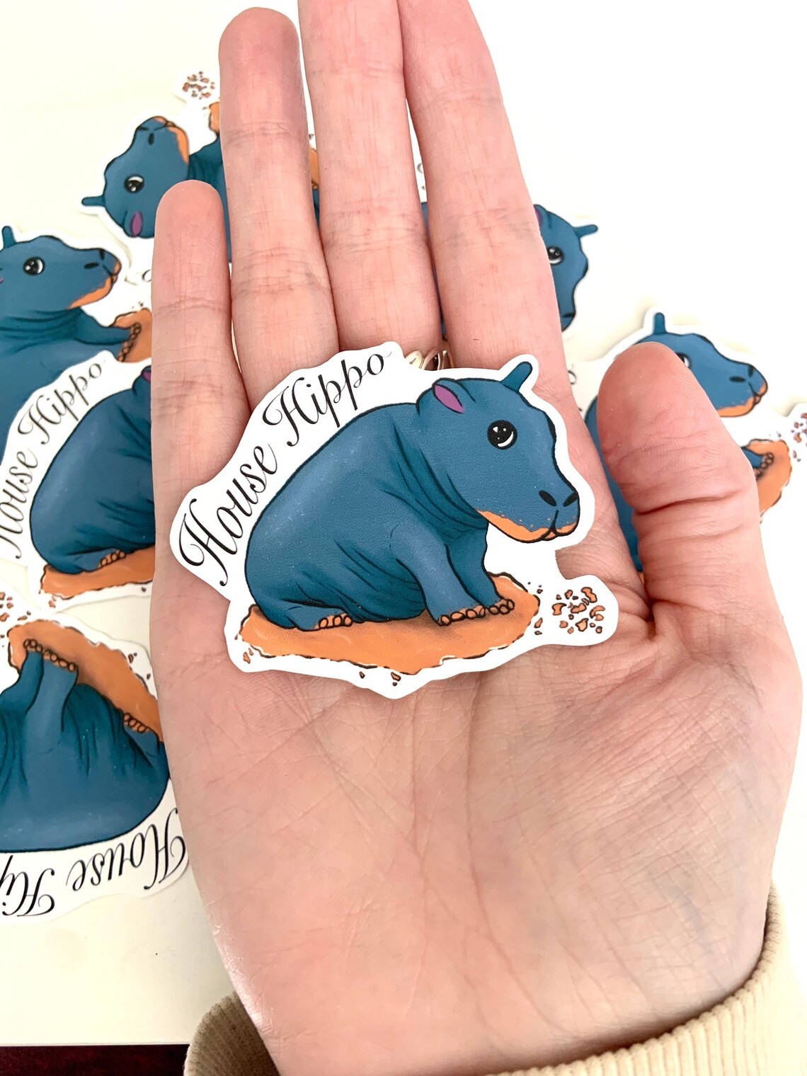 HOUSE HIPPO STICKER 90s / Early 2000s Canadian Commercial - Etsy