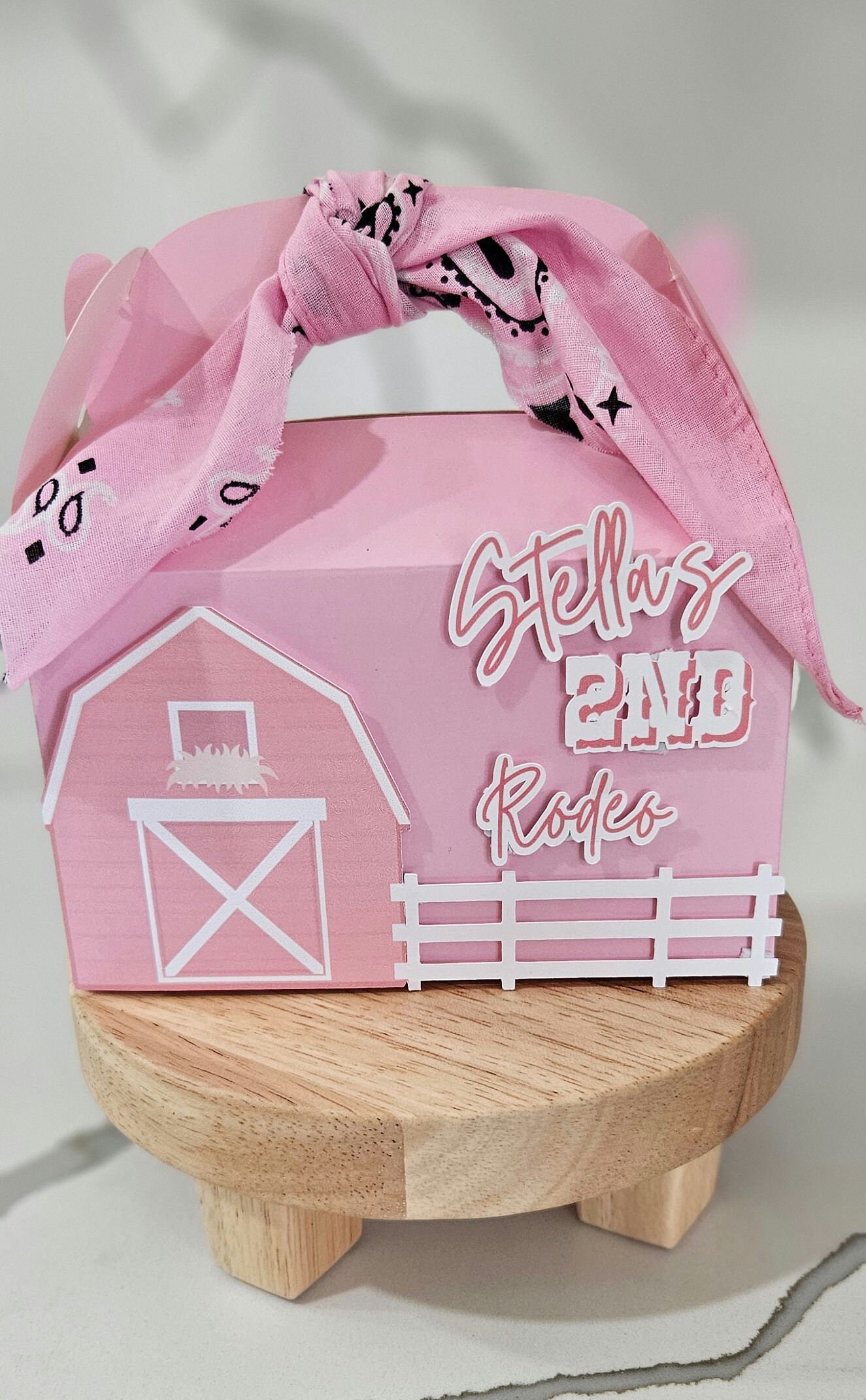 Party Treat Boxes My First Rodeo Party 2nd Rodeo Favor Boxes ...