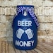 Beer Money Painted Mason Jar, Beer Fund, Beer Money Bank, Bank, Piggy ...