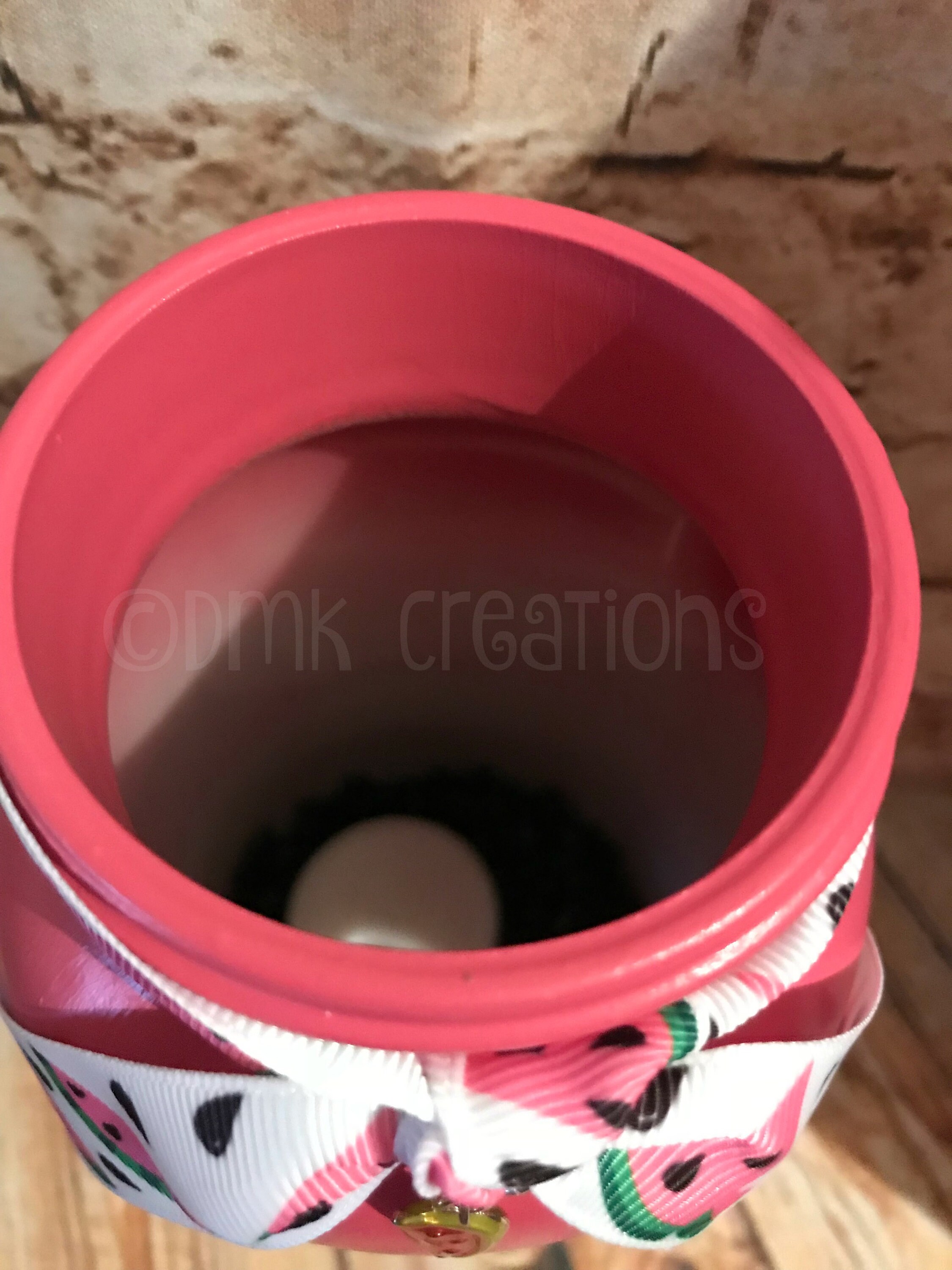 Watermelon Mason Jar Tea Light Candle Holder, Watermelon, Painted Mason ...