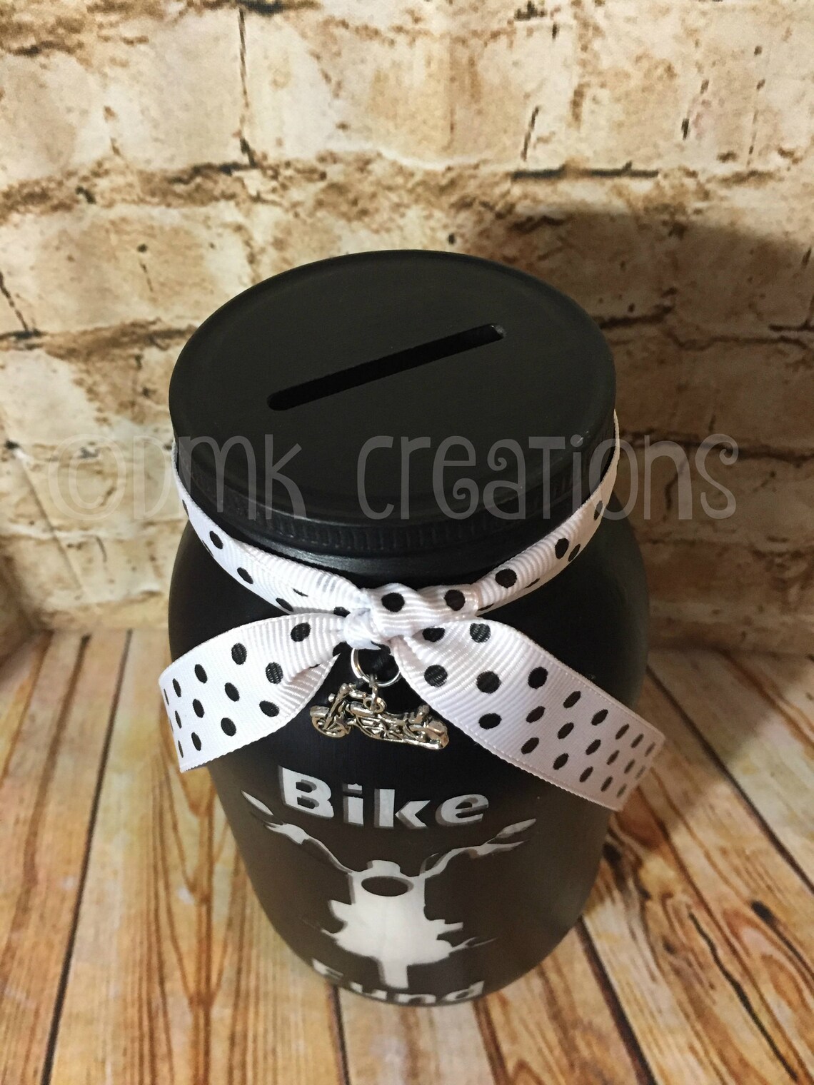 Bike Fund Painted Mason Jar Bank Motorcycle Fund Bike Fund - Etsy Canada